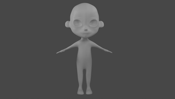 Child Body Base Mesh 3D 모델 - TurboSquid 1897325