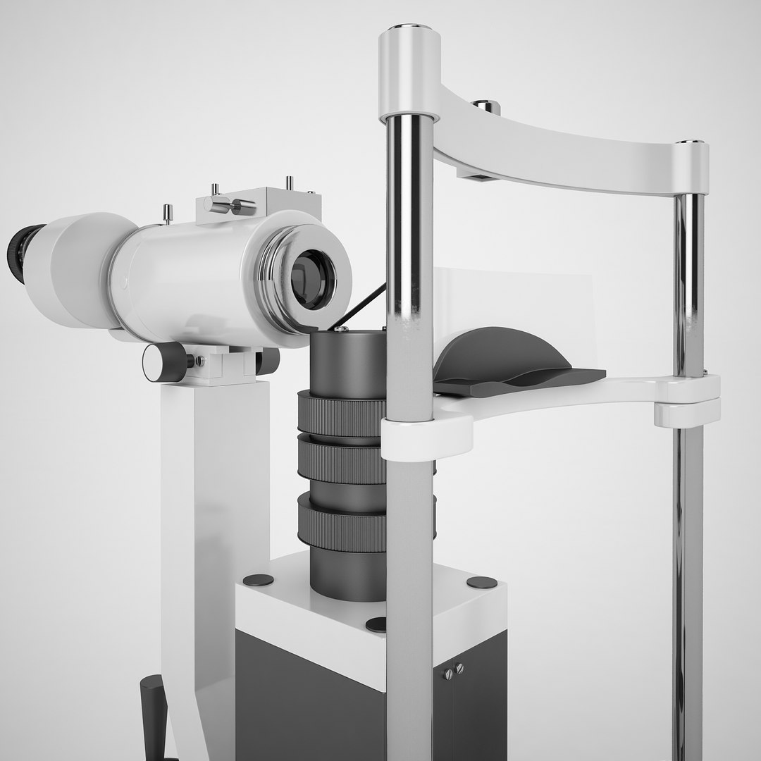 3d model ophthalmic slit lamp