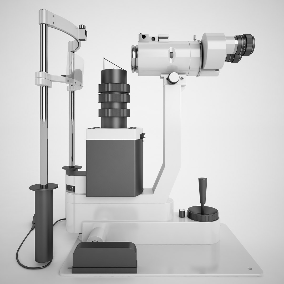 3d model ophthalmic slit lamp