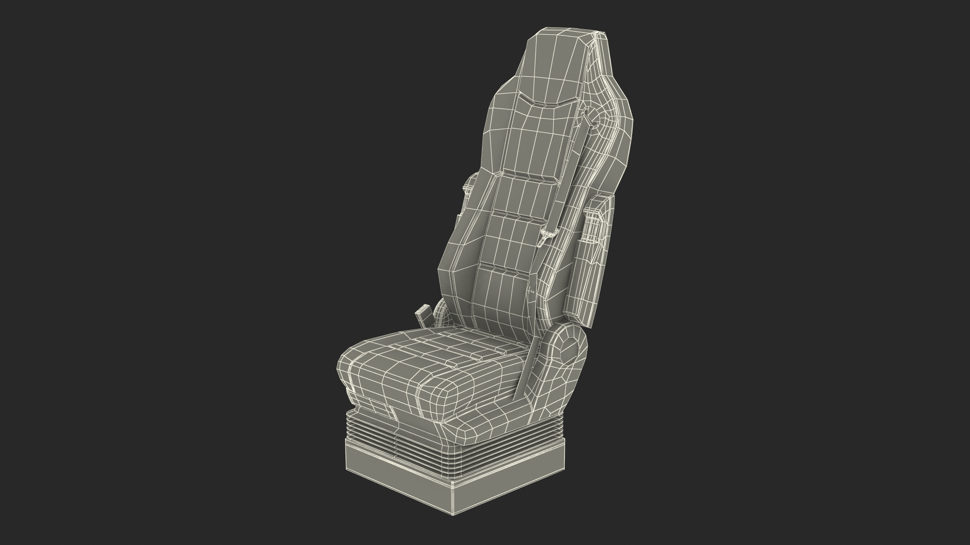 Bus Driver Seat 3D Model - TurboSquid 2059868
