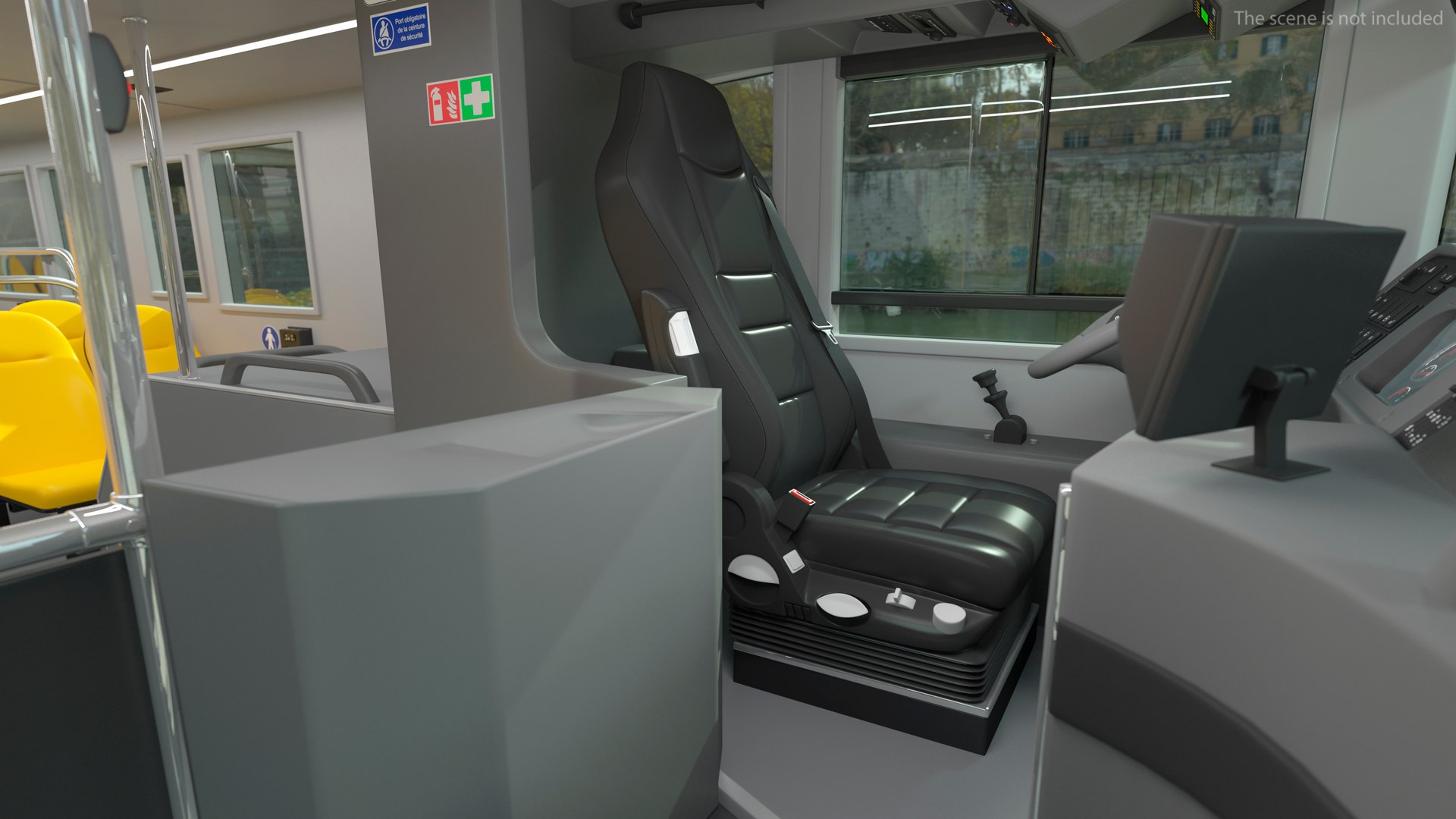 Bus Driver Seat 3D Model - TurboSquid 2059868