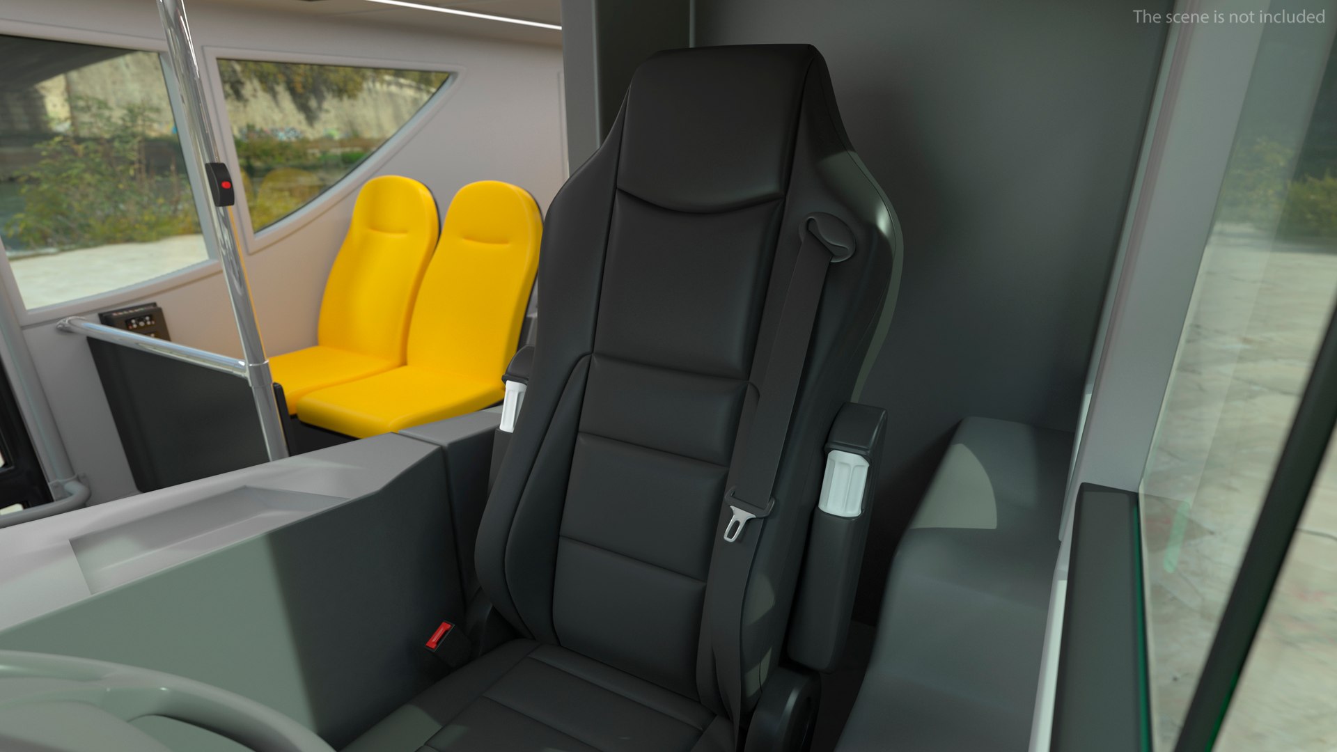 Bus Driver Seat 3D Model - TurboSquid 2059868