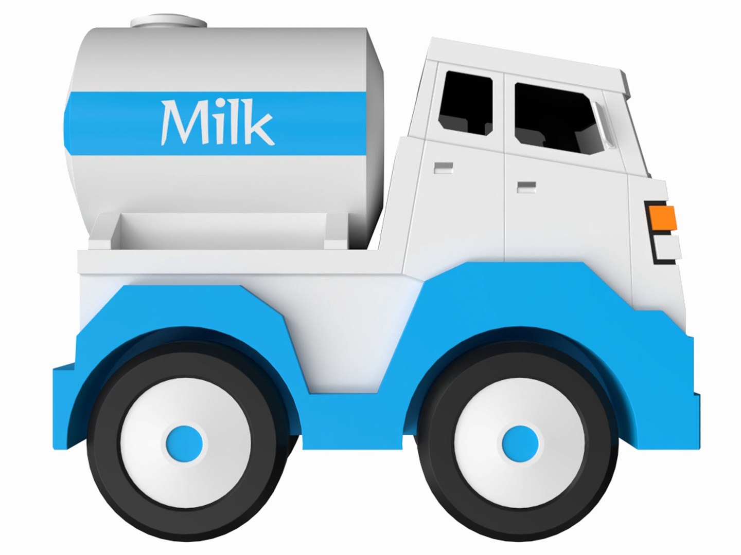Milk tanker 3D - TurboSquid 1393342