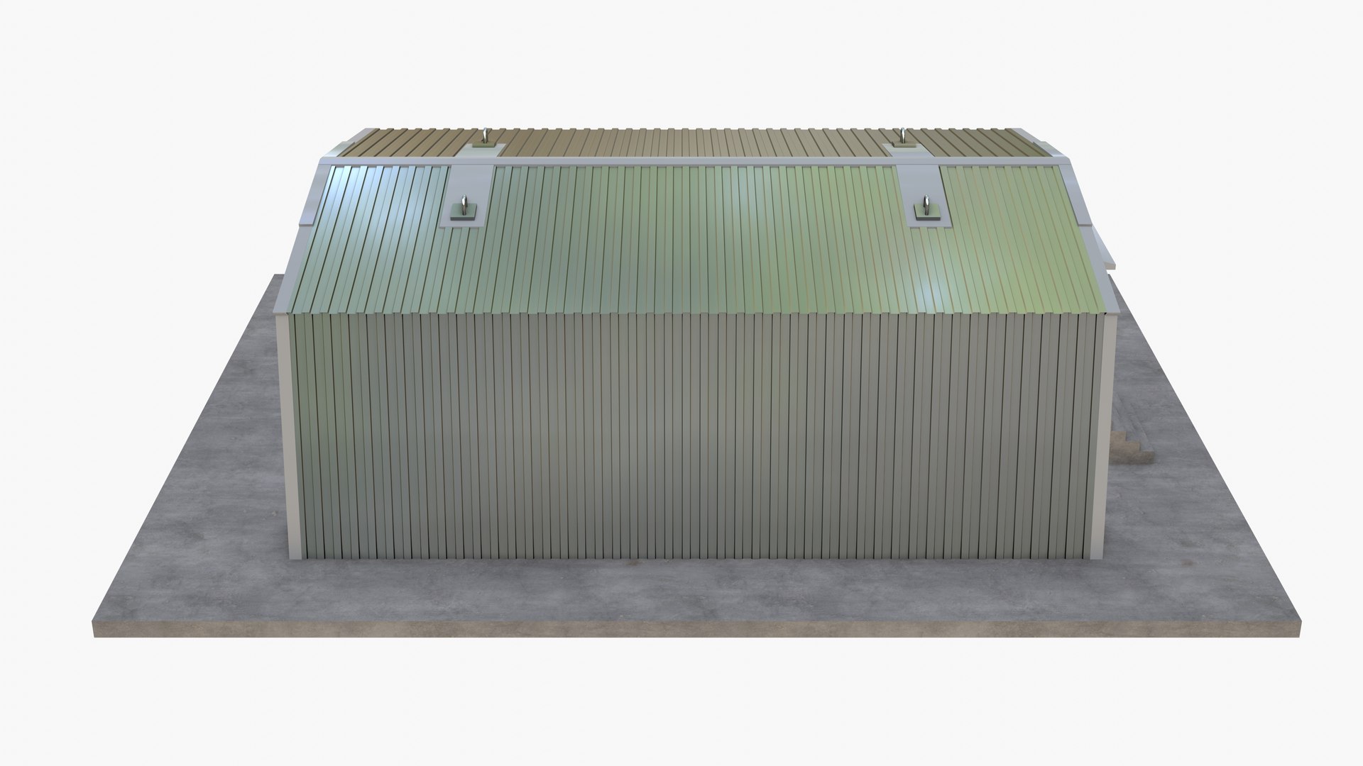 Metal building 3D - TurboSquid 2059788