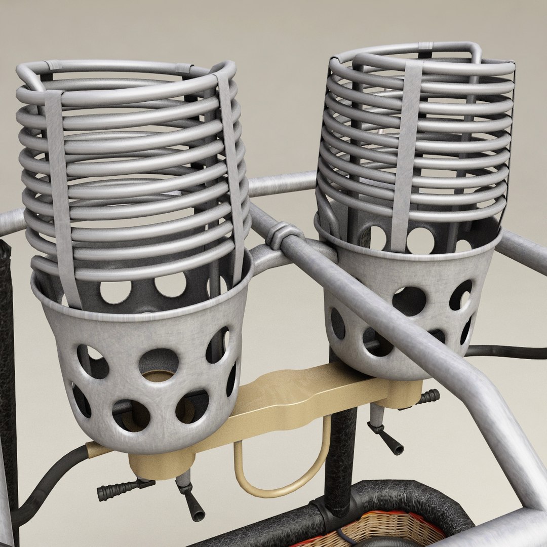 Maya Realistic Balloon Basket