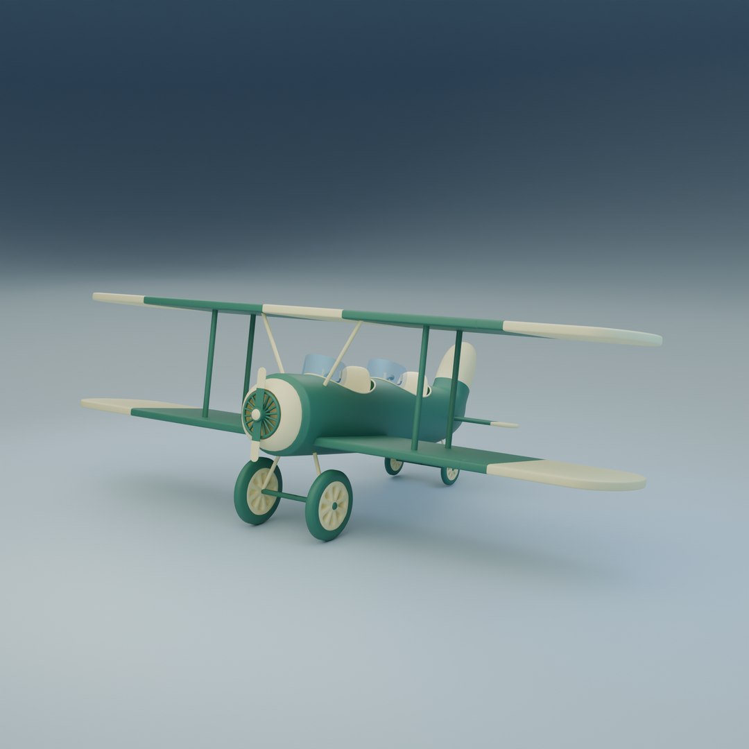 Stylized WW1plane 3D - TurboSquid 2261312