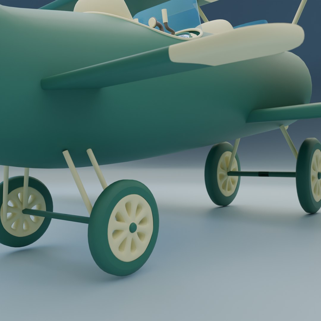 Stylized WW1plane 3D - TurboSquid 2261312