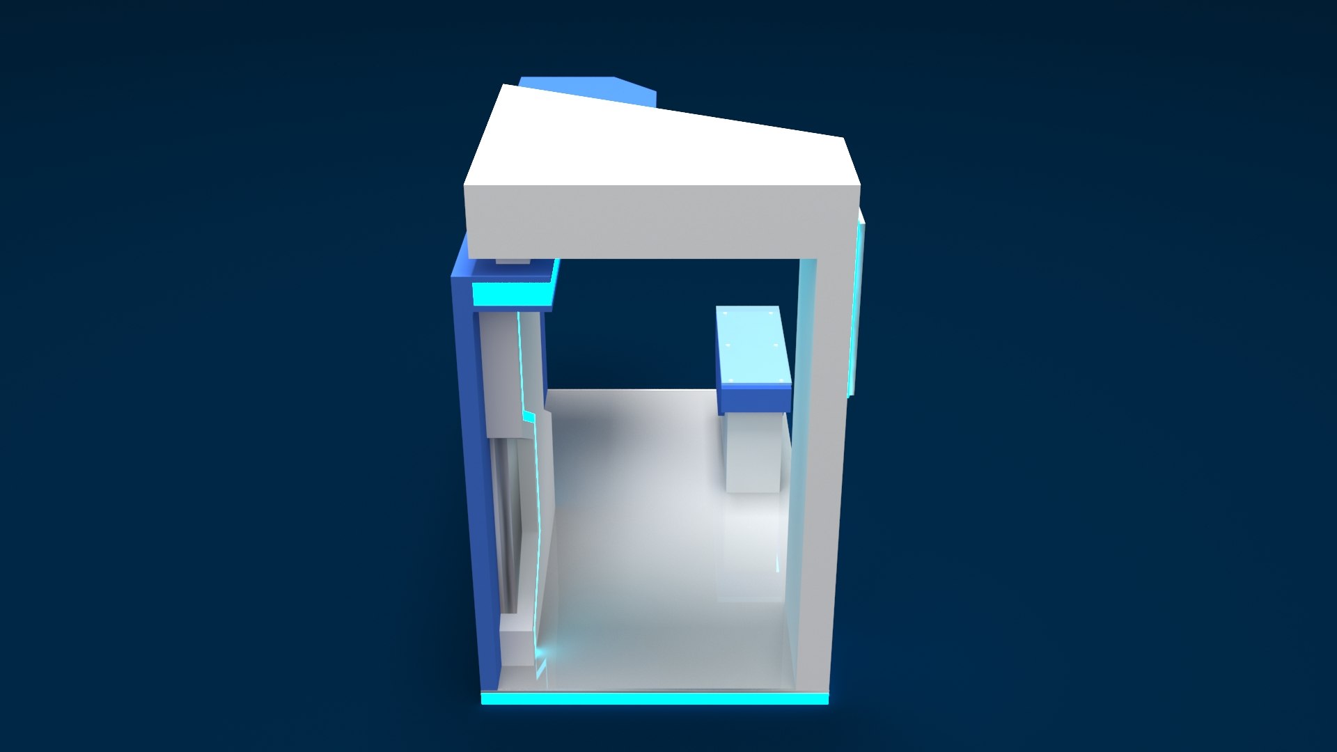 Booth 4x2 M 3D Model - TurboSquid 1939273