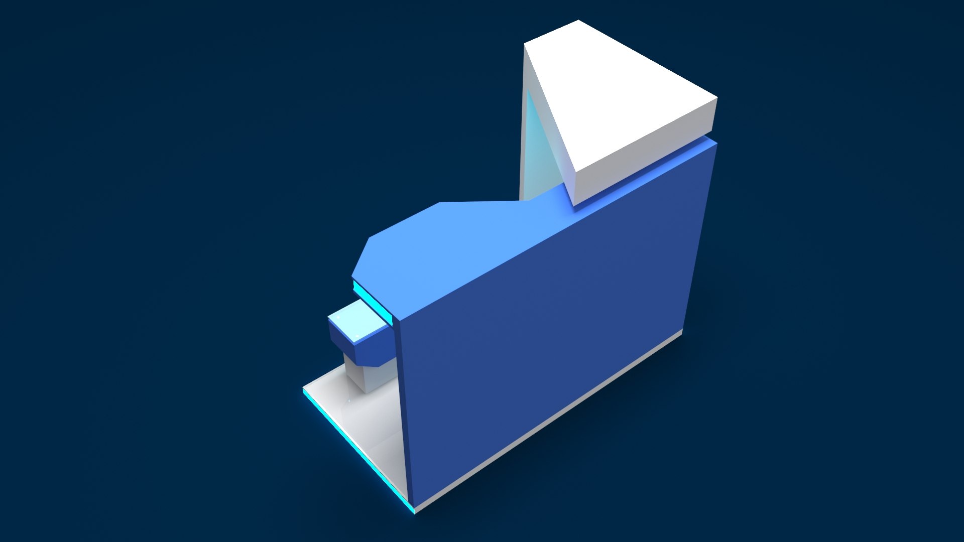 Booth 4x2 M 3D Model - TurboSquid 1939273