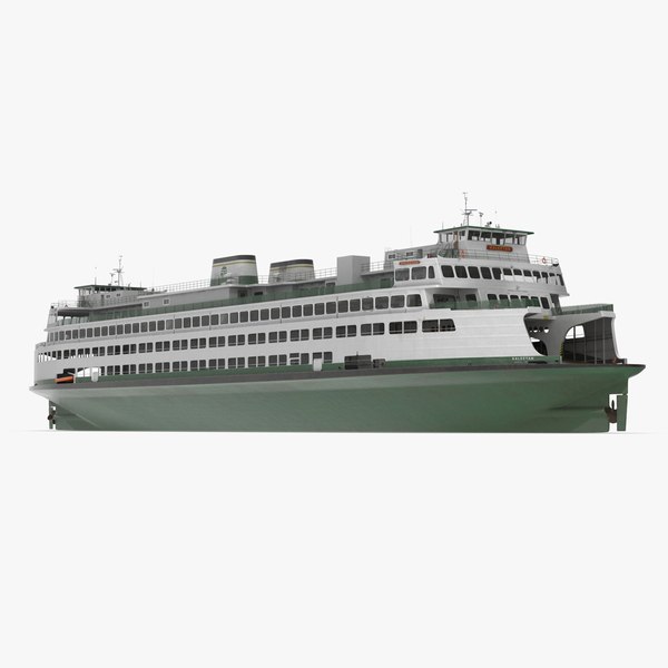 modelo 3d Ferry del estado de Washington Superclase MV Kaleetan ...