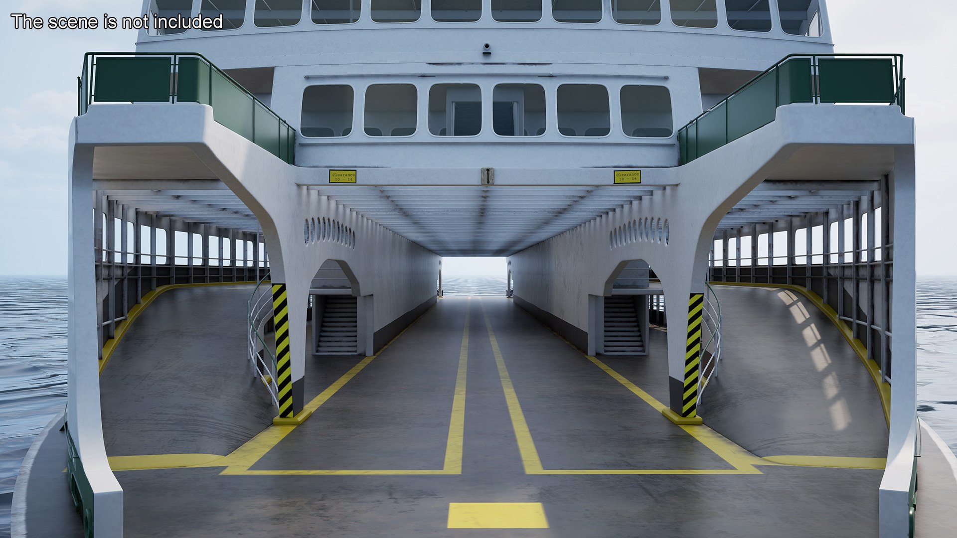 Washington State Ferry Super Class MV Kaleetan model - TurboSquid 2112933