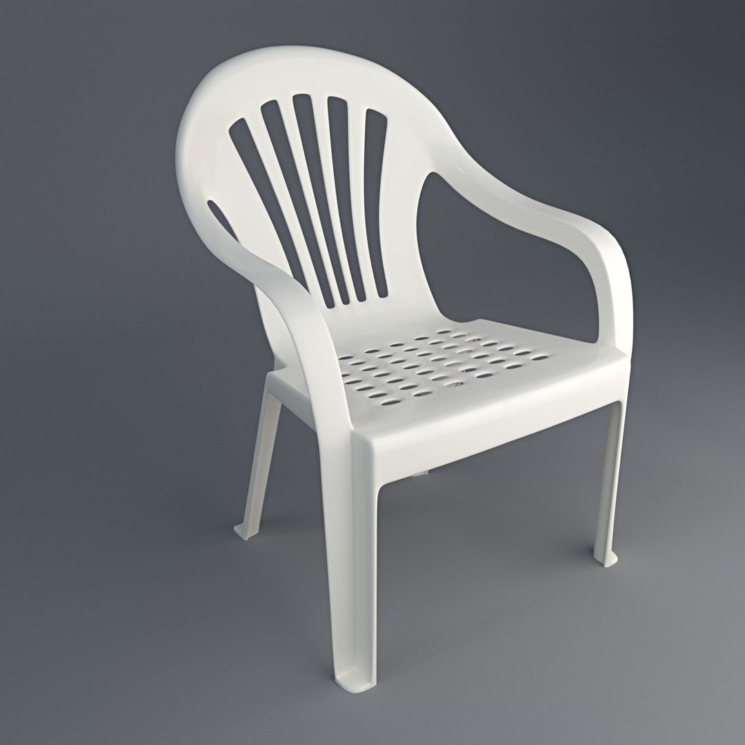 Plastic Table Chair 3D Model - TurboSquid 1384533