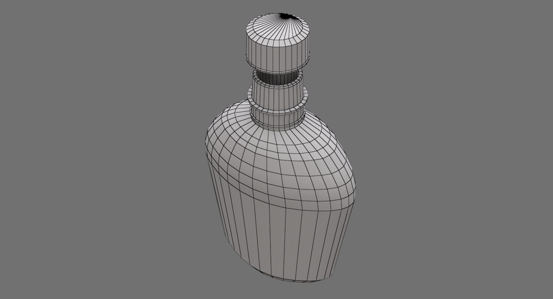 Low-poly flask 3D model - TurboSquid 1176232