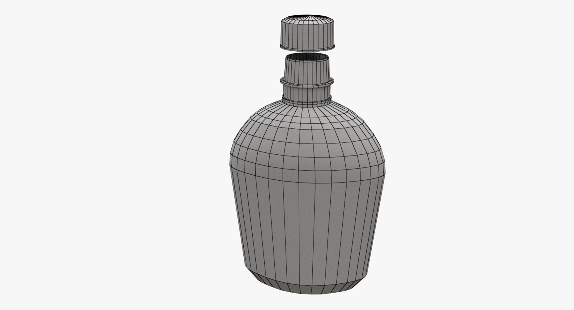 Low-poly flask 3D model - TurboSquid 1176232