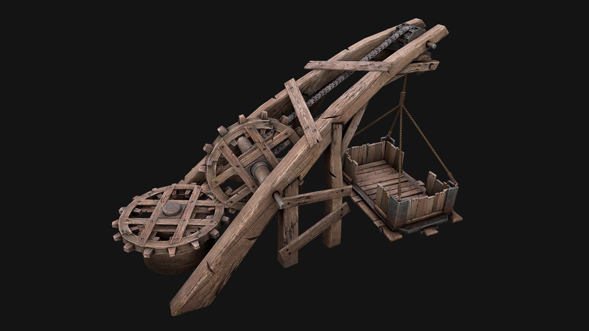 Medieval Lift Elevator 3D model - TurboSquid 2087904