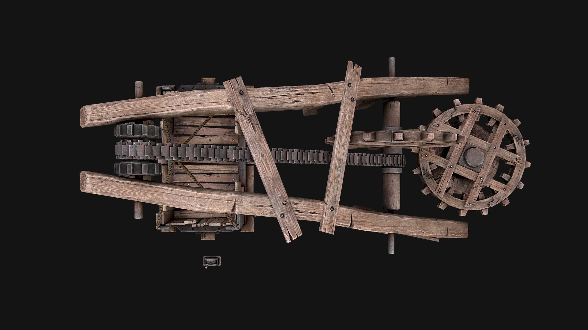 Medieval Lift Elevator 3D model - TurboSquid 2087904