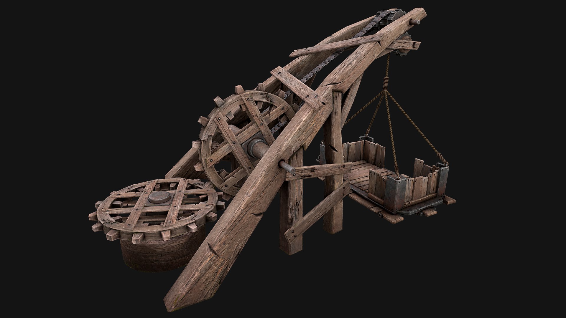 Medieval Lift Elevator 3D Model - TurboSquid 2087904
