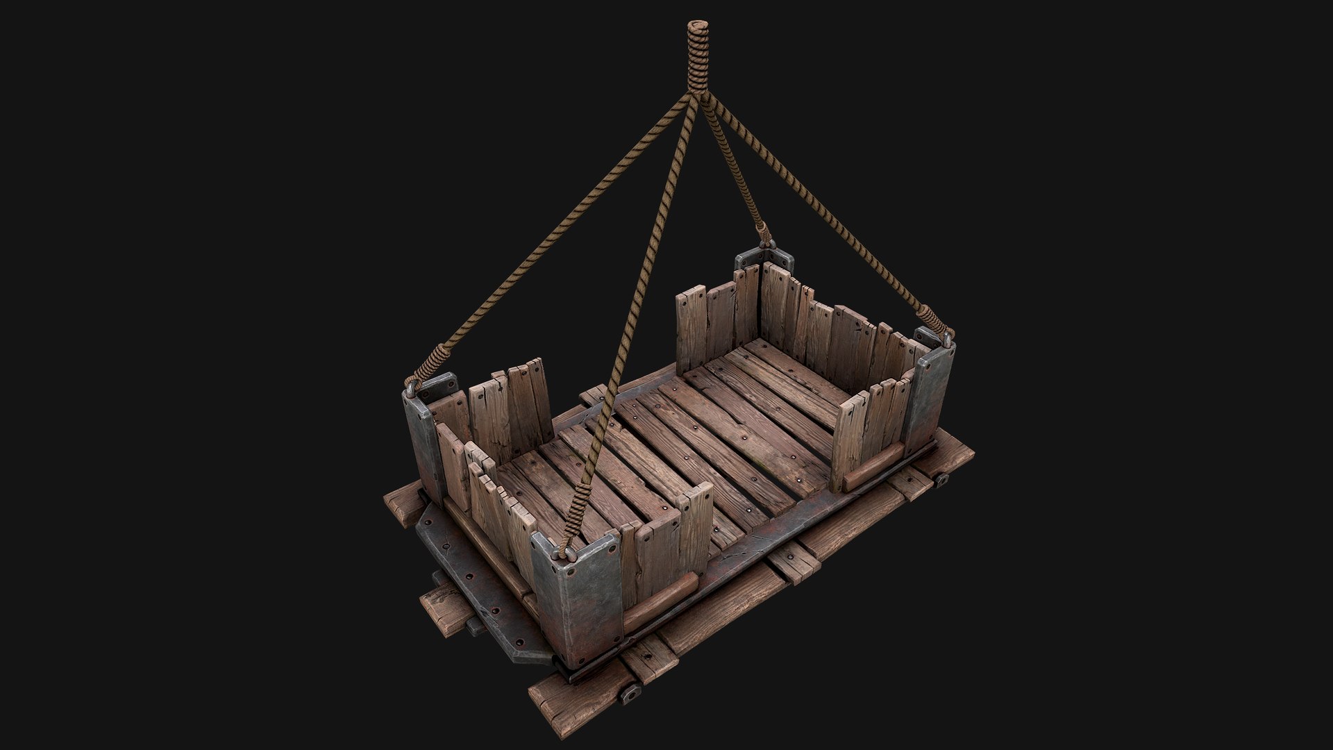 Medieval Lift Elevator 3D model - TurboSquid 2087904