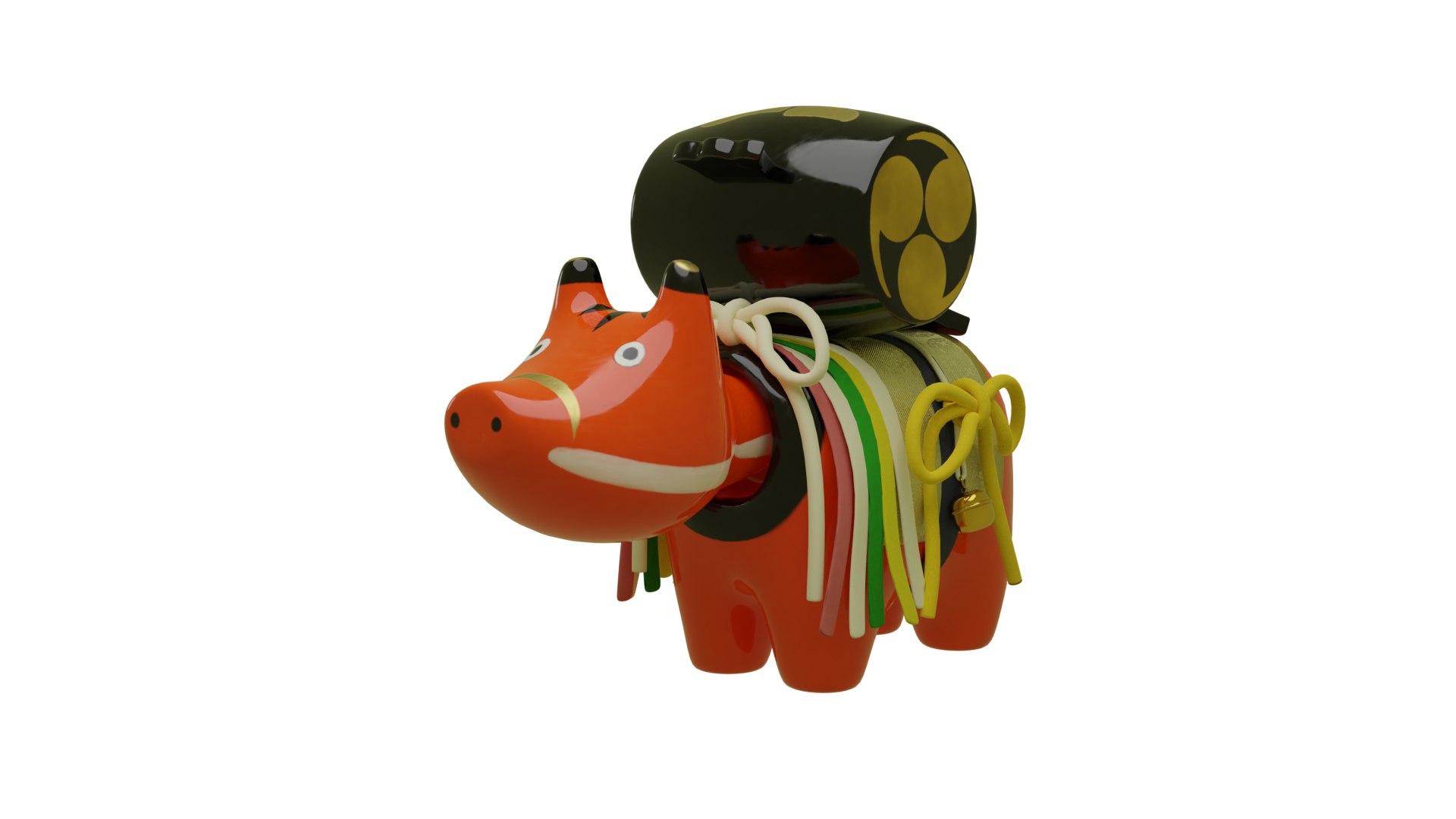 3D Akabeko Model - TurboSquid 2148534