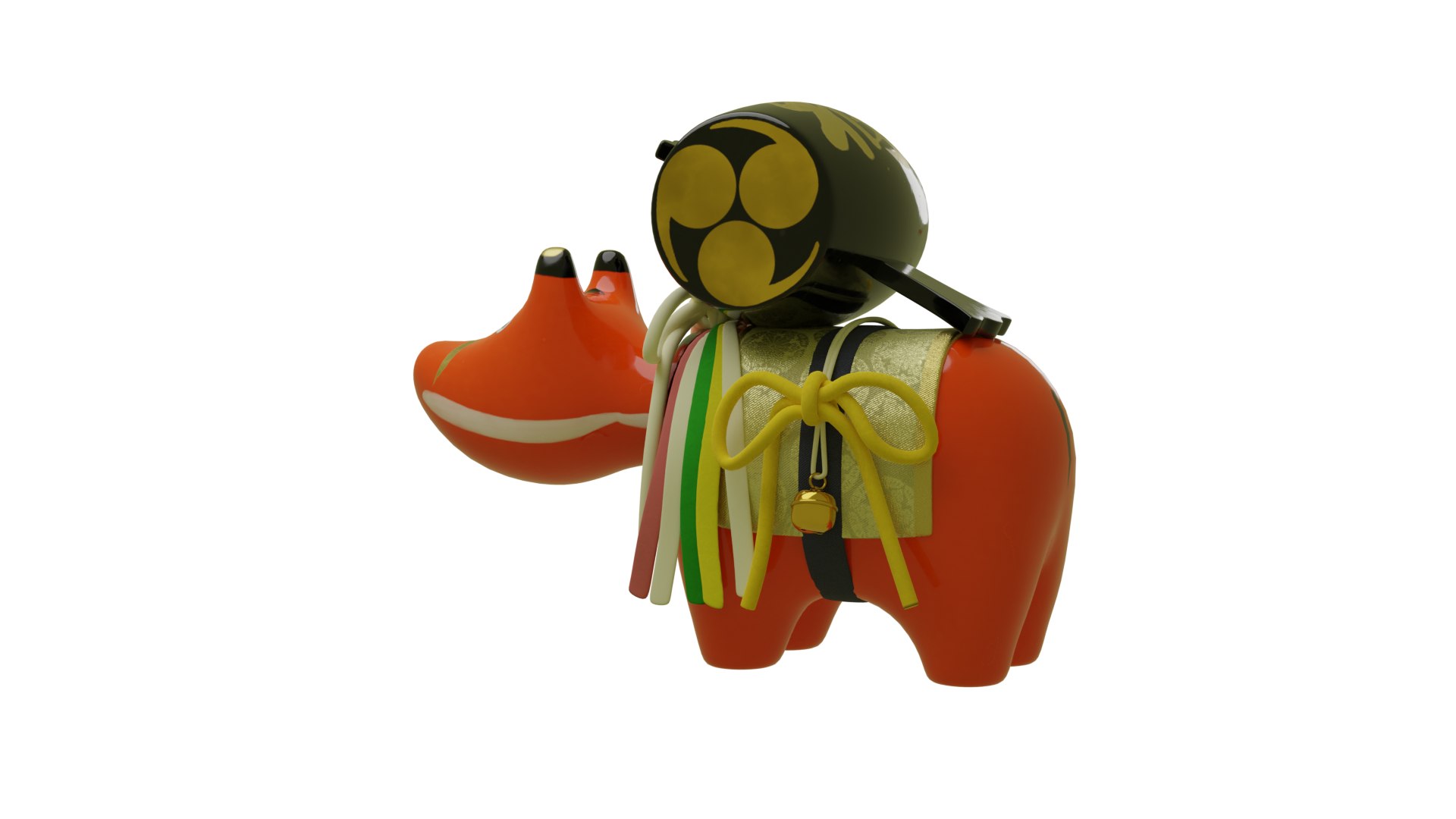 3D Akabeko Model - TurboSquid 2148534