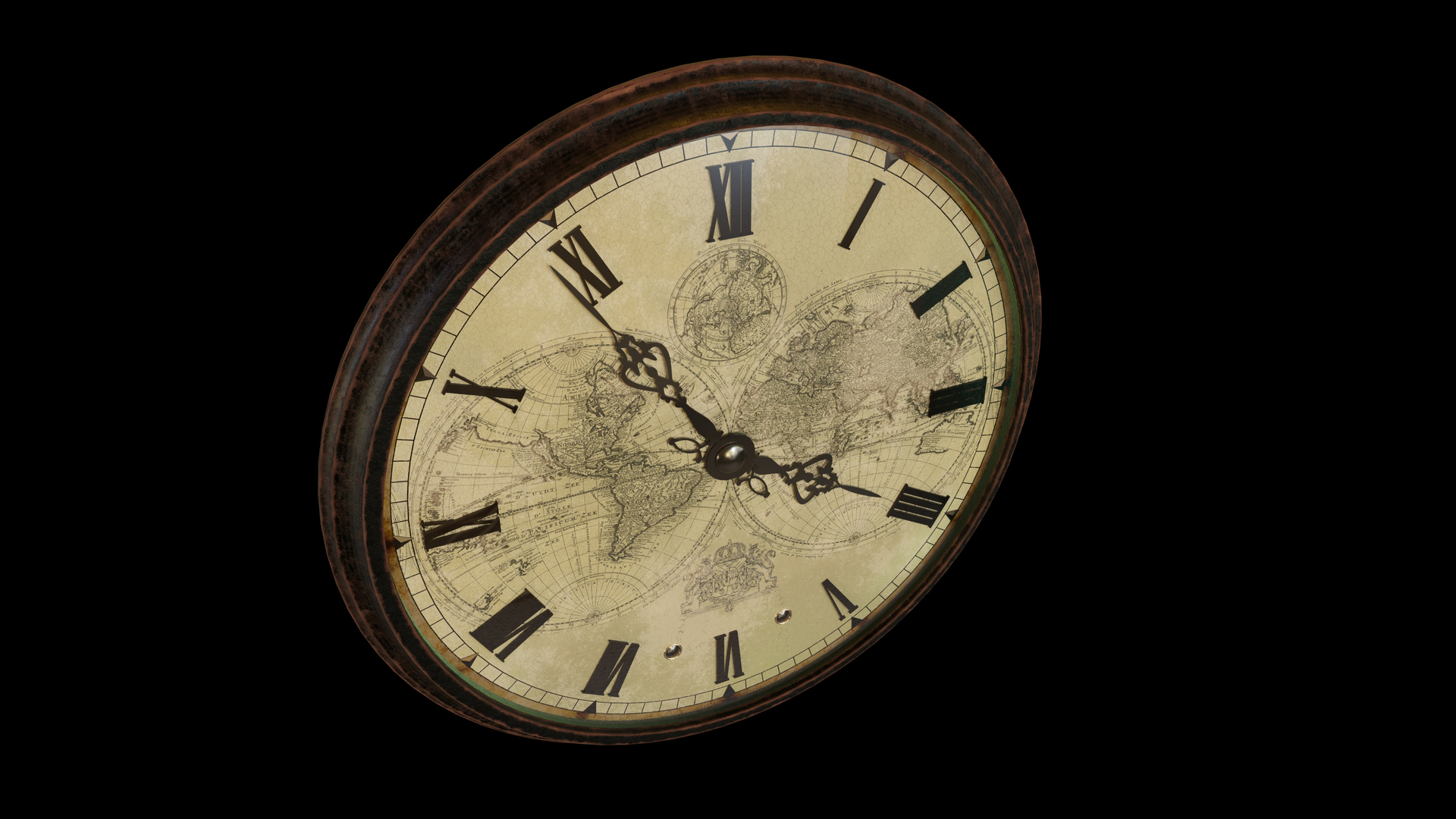Titanic Deck Wall Clock 3D Model - TurboSquid 1775911