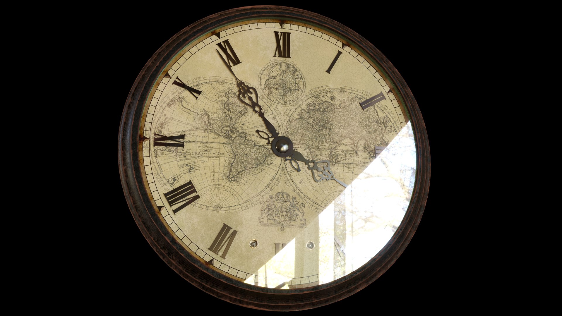 Titanic Deck Wall Clock 3D Model - TurboSquid 1775911