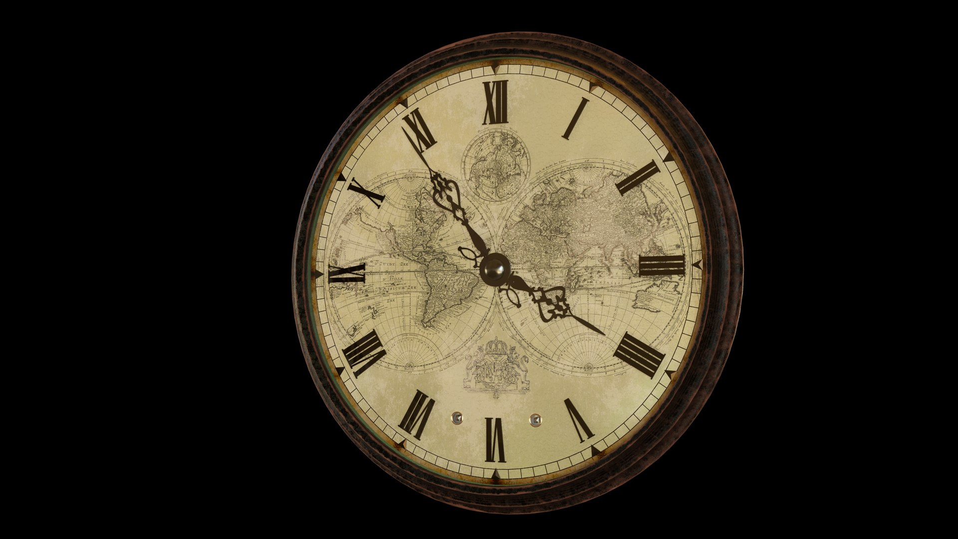 Titanic Deck Wall Clock 3D Model - TurboSquid 1775911