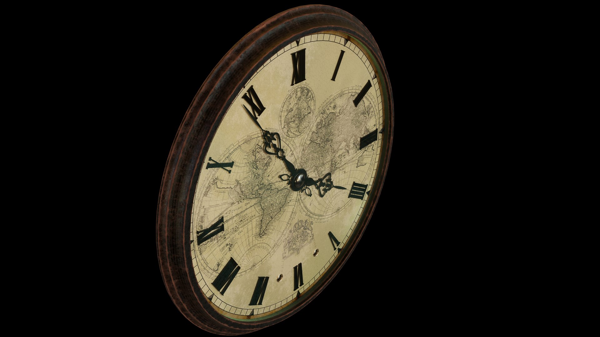 Titanic Deck Wall Clock 3D Model - TurboSquid 1775911