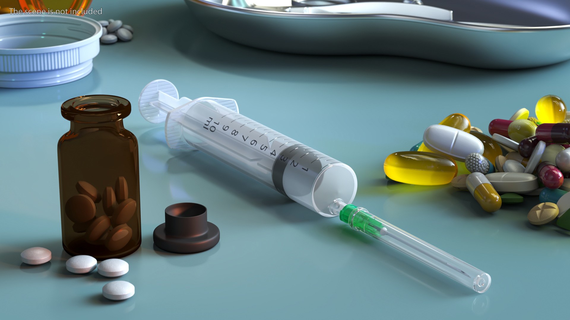 Medical Syringe 10ml Set 3D - TurboSquid 2343792