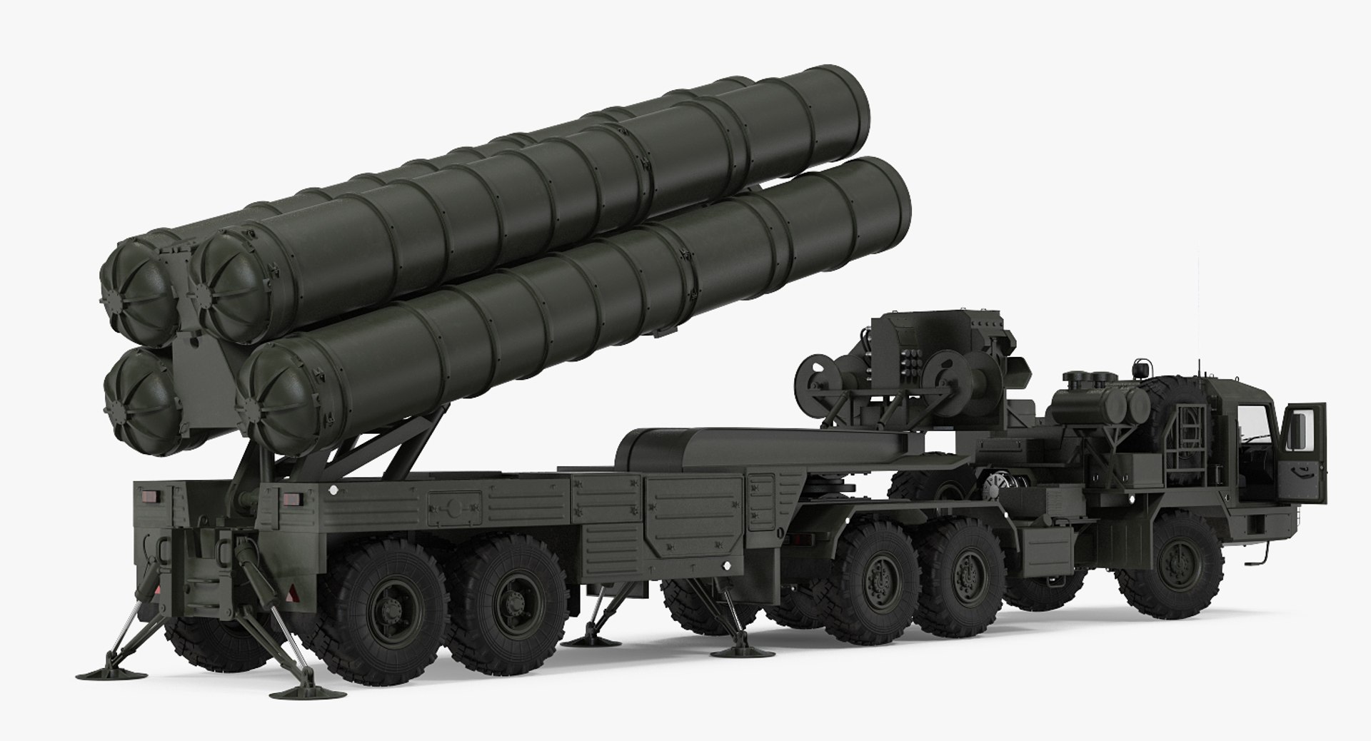 3D s-400 triumf launch vehicle model - TurboSquid 1287764