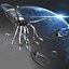3d Model Of Robot Squid Spacecraft Rigged