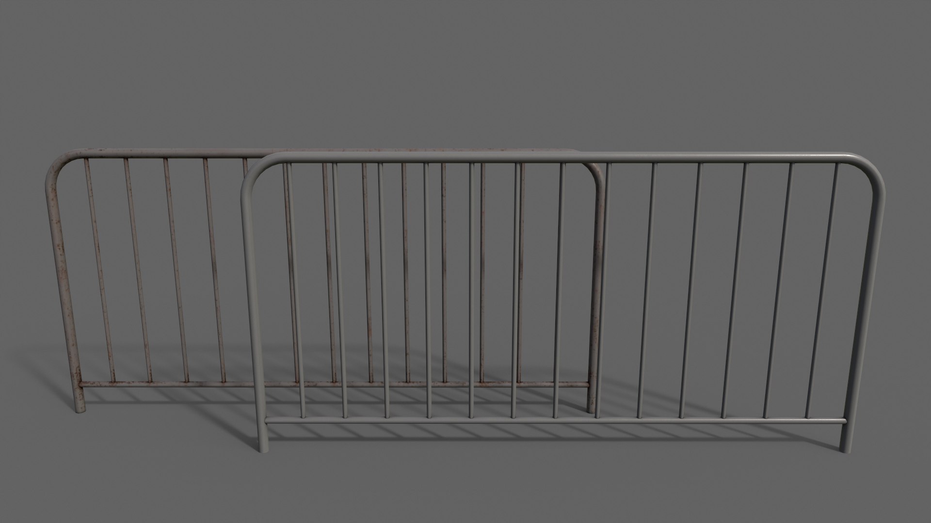 PBR Pedestrian Guard Rail V1 - Collection 3D Model - TurboSquid 1867714