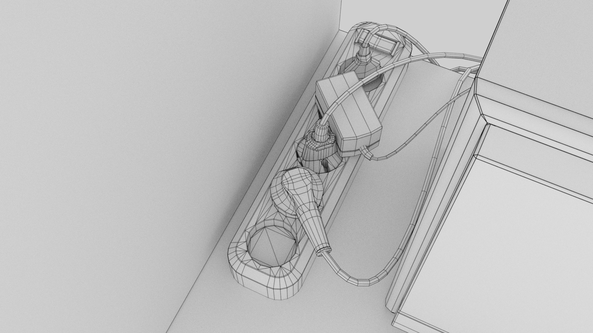 3d unity computer desk