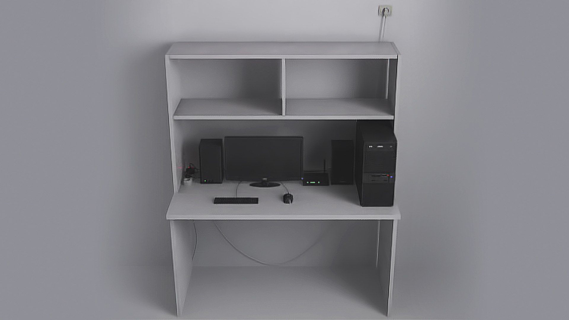 3d unity computer desk