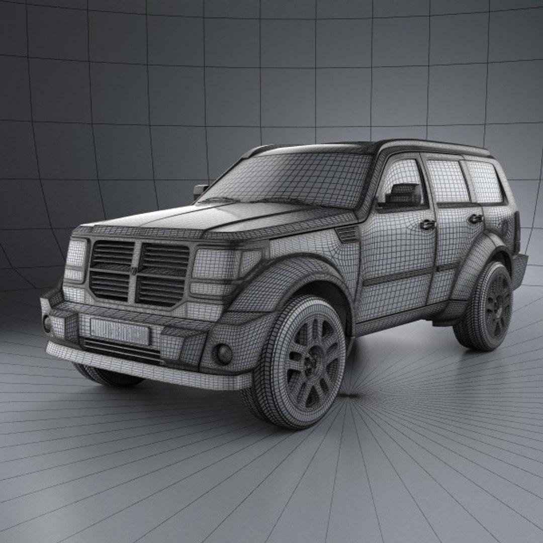 3d model dodge nitro 2011