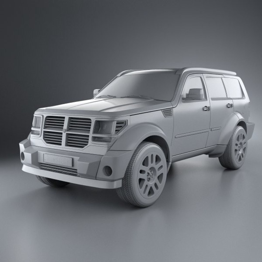 3d model dodge nitro 2011