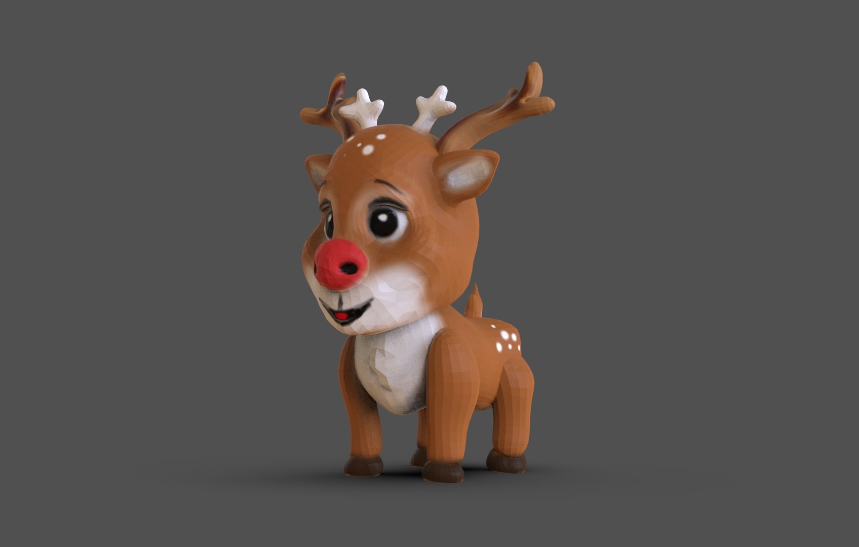 3D Reindeer Toon - TurboSquid 2319575
