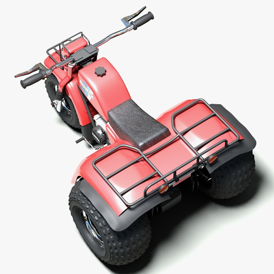 3d Honda Atc 200e Model