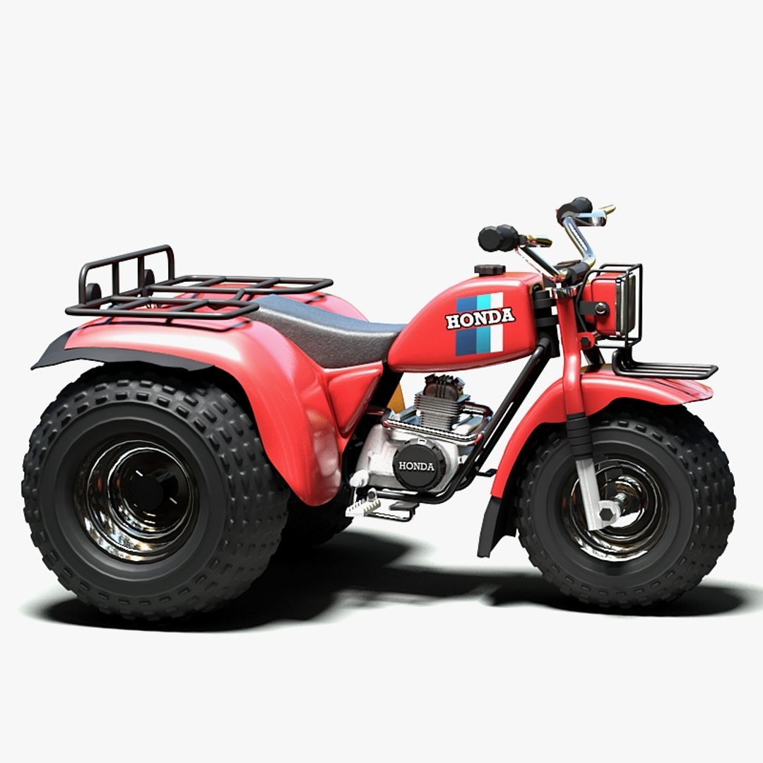 3d Honda Atc 200e Model