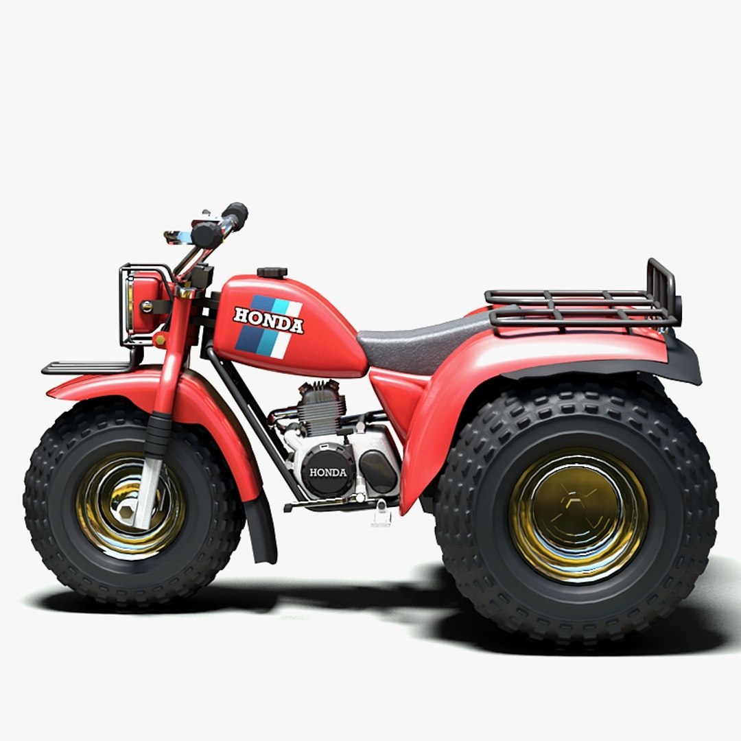 3d Honda Atc 200e Model