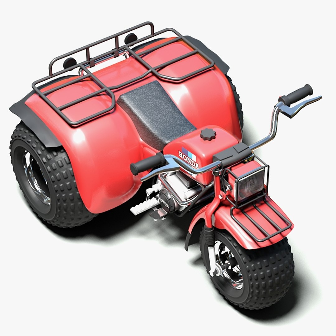 3d Honda Atc 200e Model