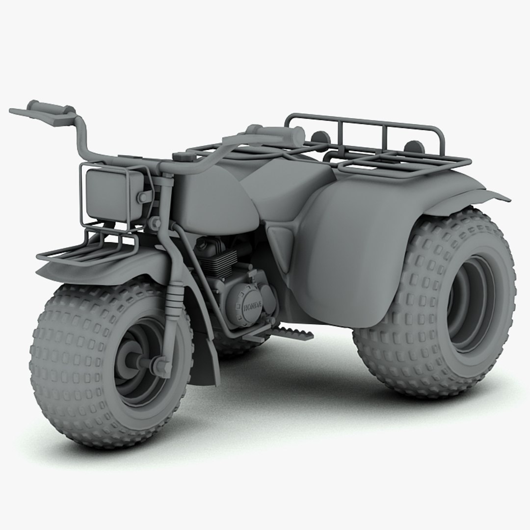 3d Honda Atc 200e Model