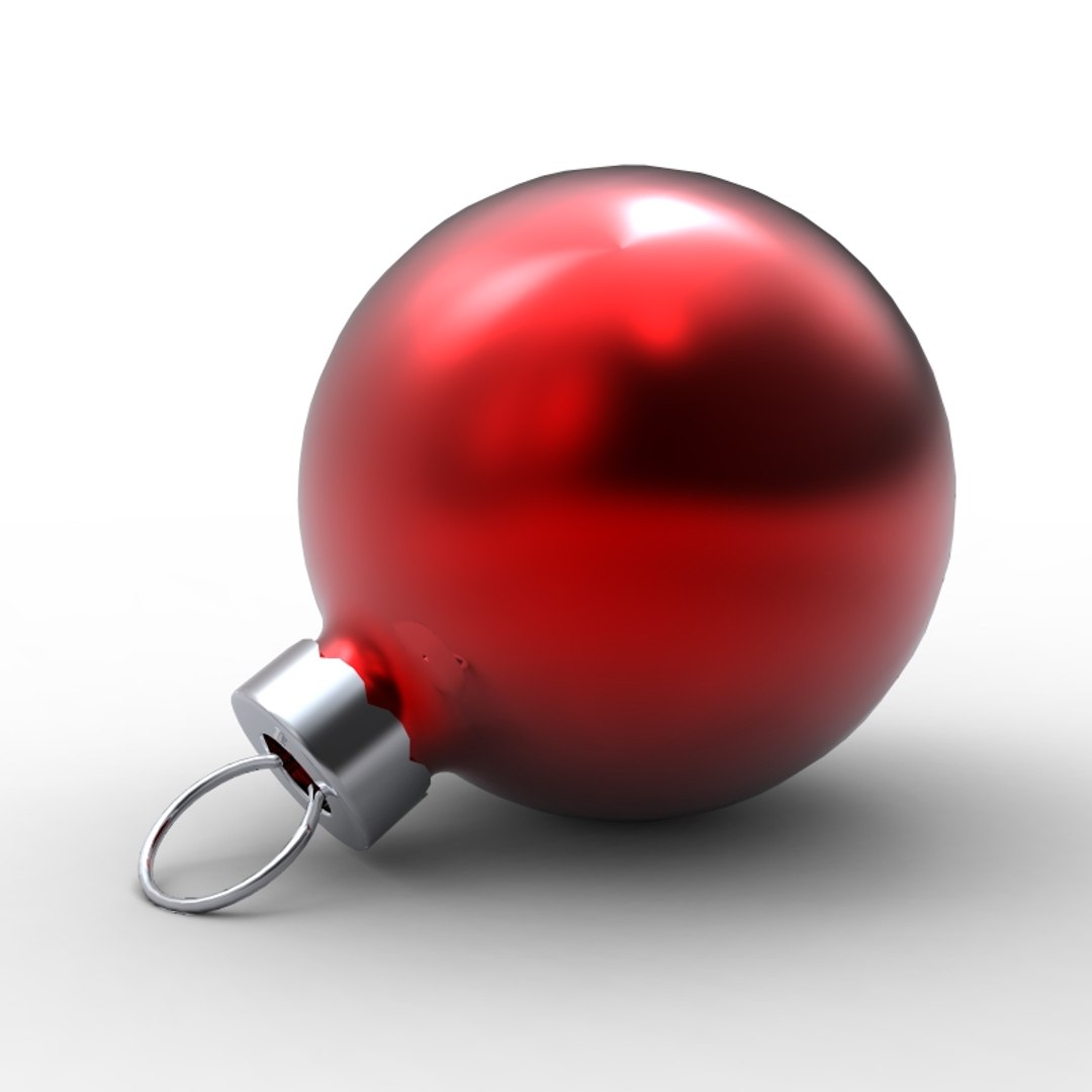 3d Model Christmas Tree Bulb Ornament