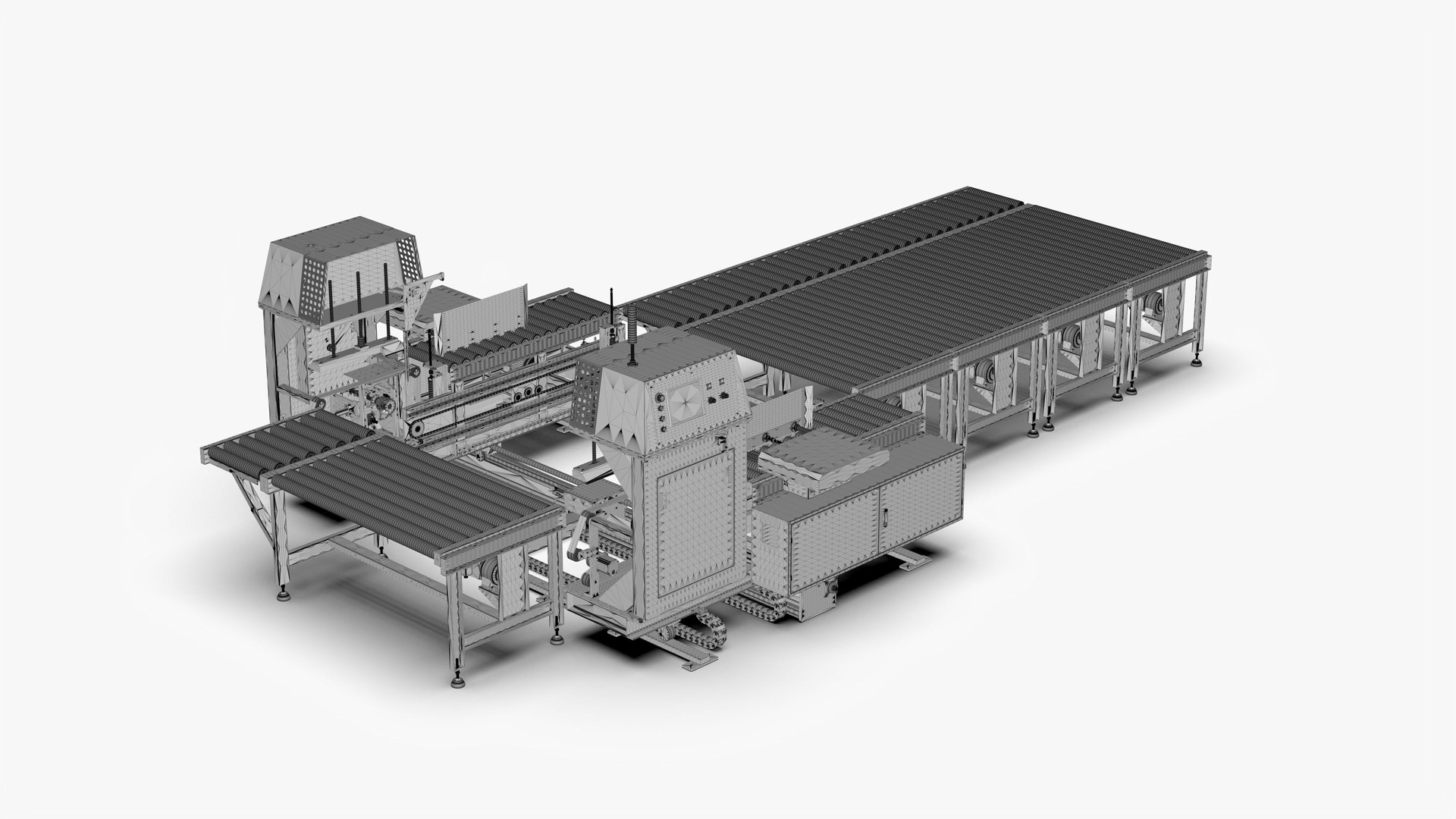 3D Automatic Cardboard Strapping Machine Model - TurboSquid 1991869