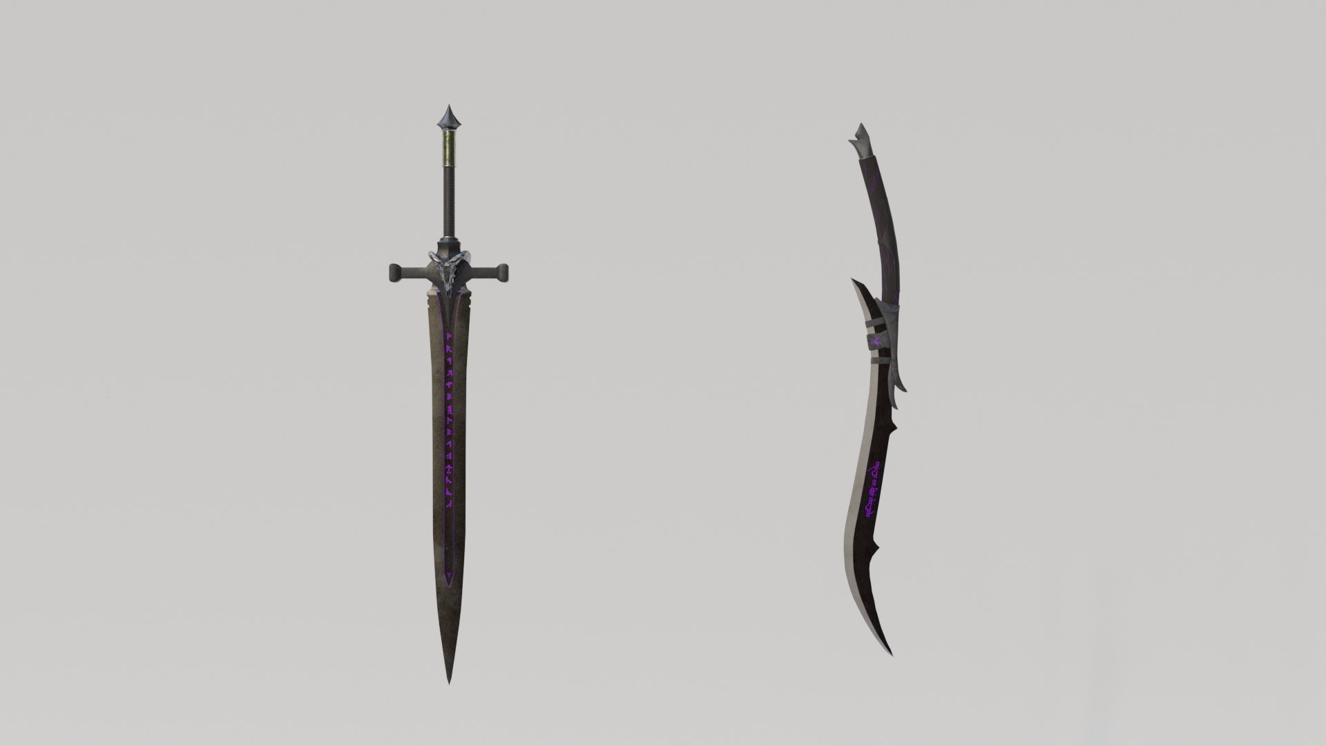 3D Dark Weapons Pack - TurboSquid 1985519