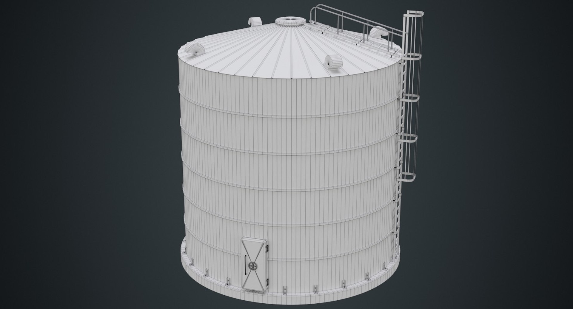 3D Silo 1a - TurboSquid 1309227