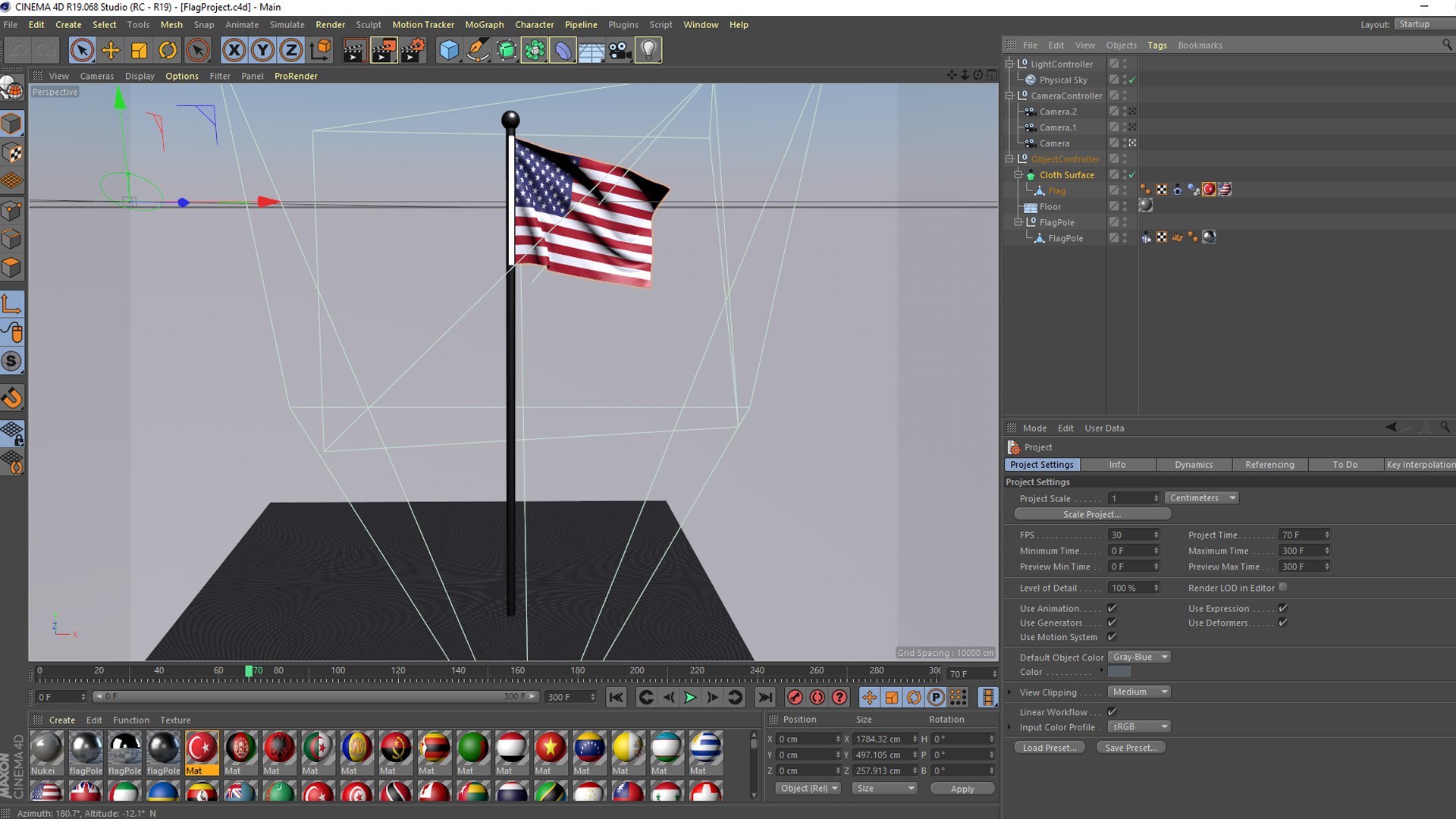 3D Flag Animate - TurboSquid 1429952
