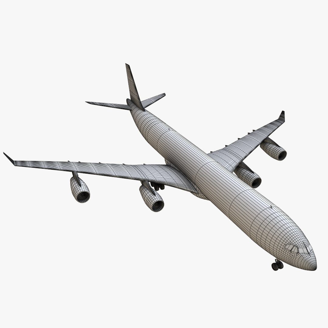 3D Model Airbus A340-300 - TurboSquid 1227736