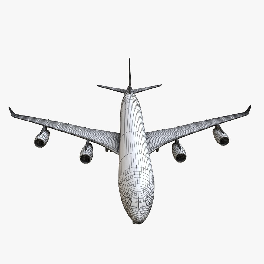 3D Model Airbus A340-300 - TurboSquid 1227736