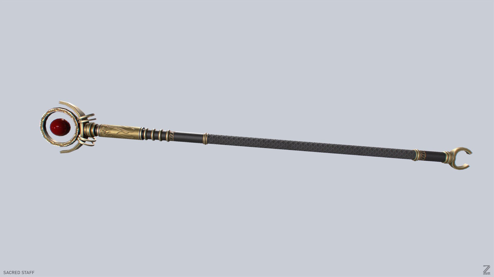 3D Sacred Staff Collection - TurboSquid 2239914